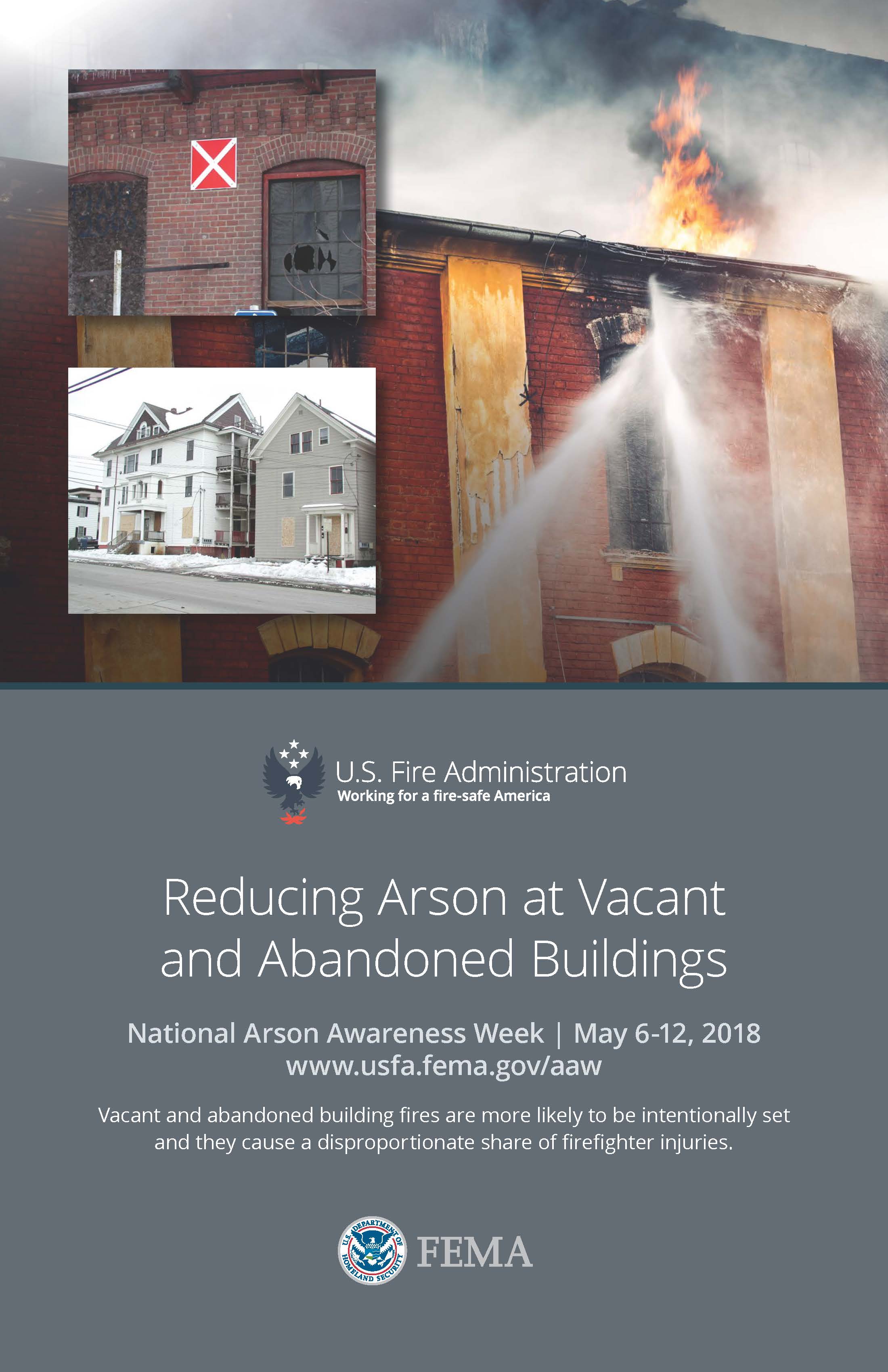 National Arson Awareness Week is May 6-12, 2018: Reducing Arson in ...