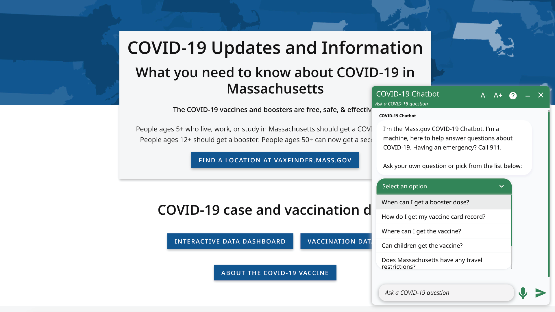 EOTSS Annual Report 2022: COVID-19 Response & Recovery | Mass.gov