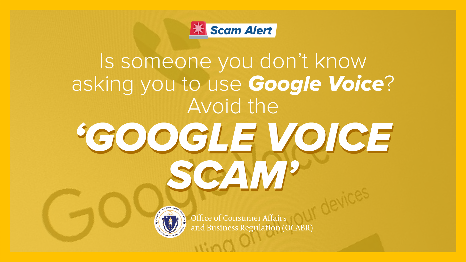"Google Voice" Scams | Mass.gov