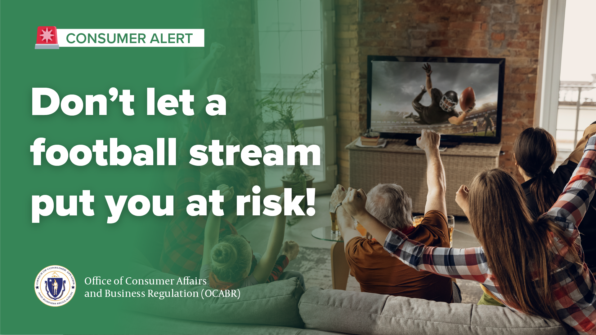 Be Careful Streaming This Football Season | Mass.gov