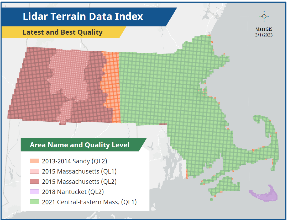 MassGIS Data: Latest and Best Quality Lidar Terrain Data Index | Mass.gov