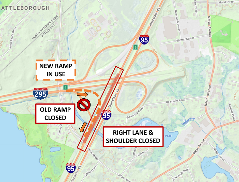 About the I-295 ramp & I-95 southbound over Ten Mile River project ...