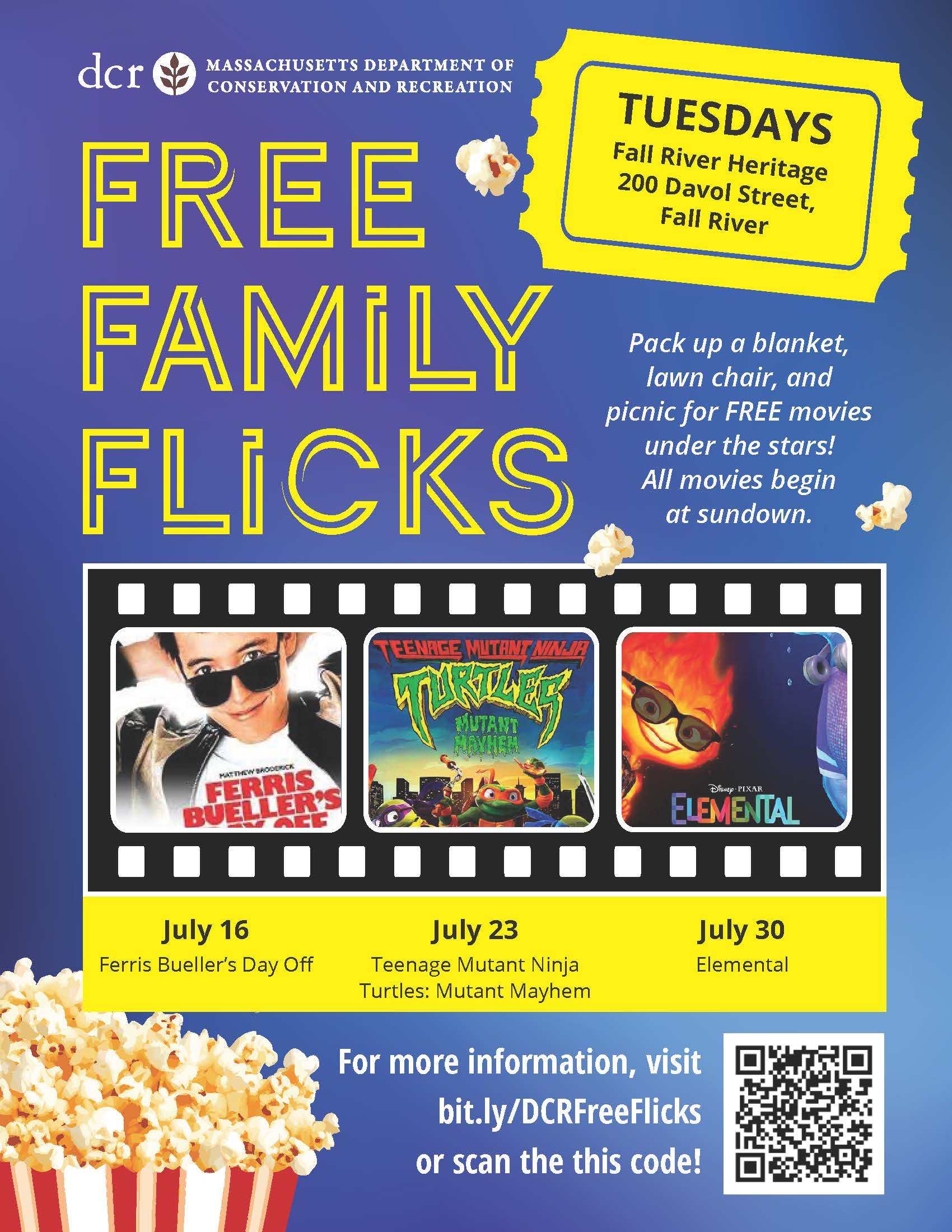 DCR Movies in the Parks | Mass.gov