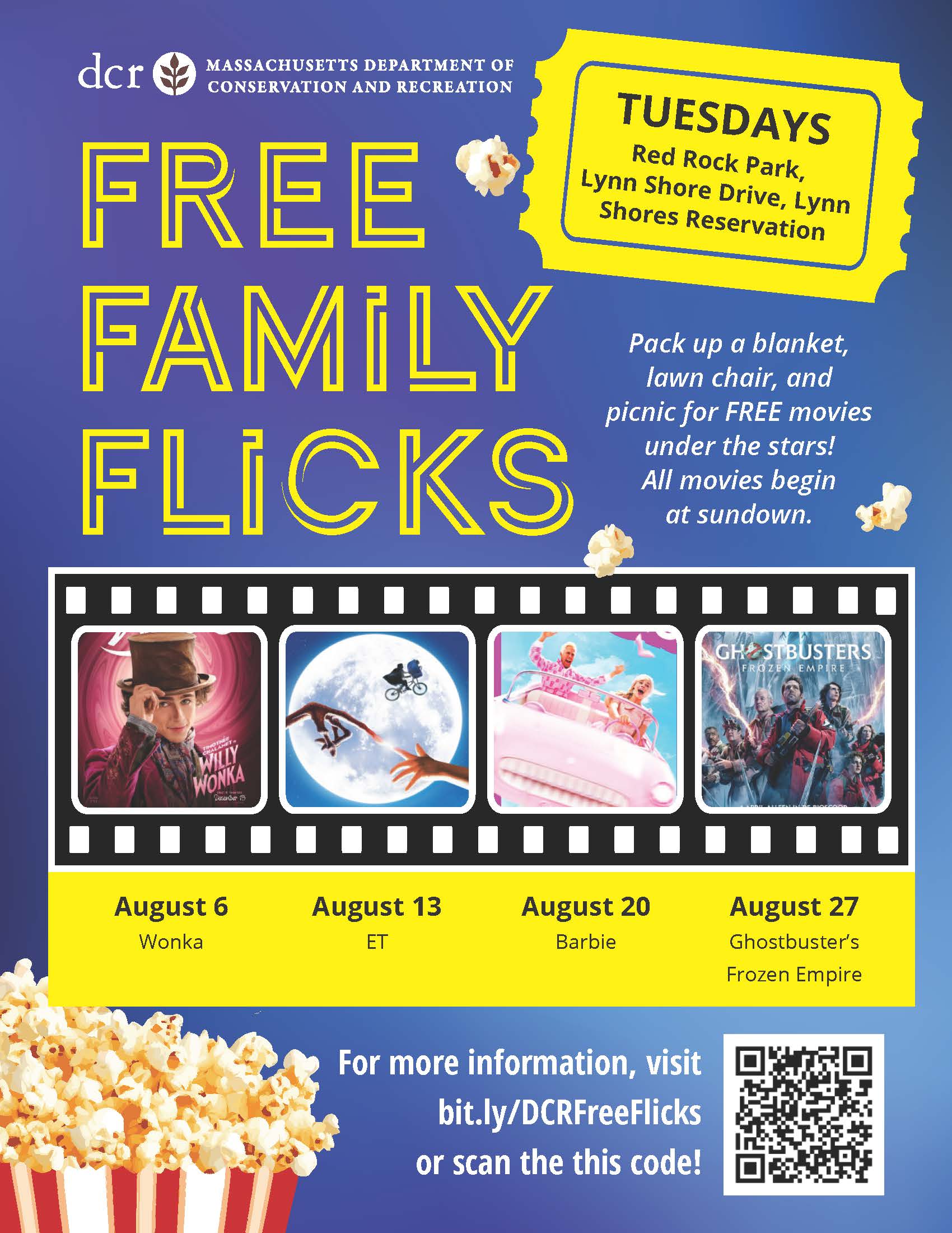 DCR Movies in the Parks | Mass.gov