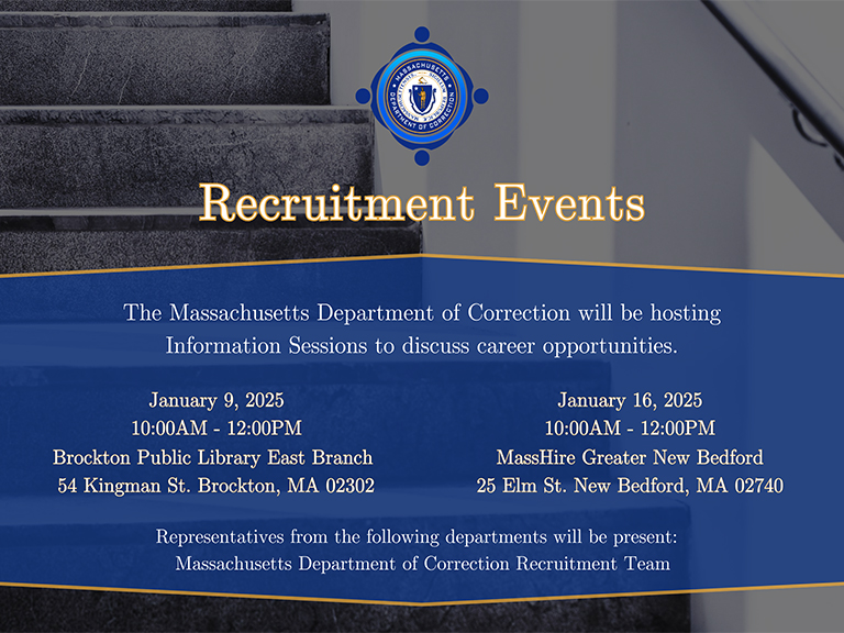 DOC Recruitment | Mass.gov