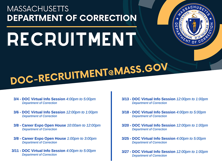 DOC Recruitment | Mass.gov
