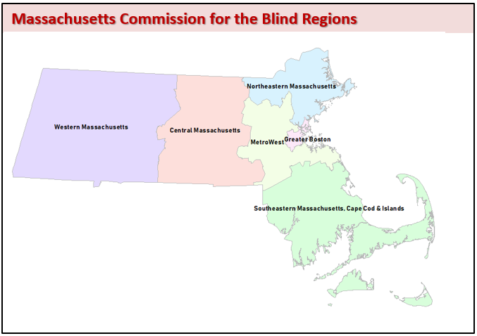 MassGIS Data: Massachusetts Commission for the Blind Regions | Mass.gov