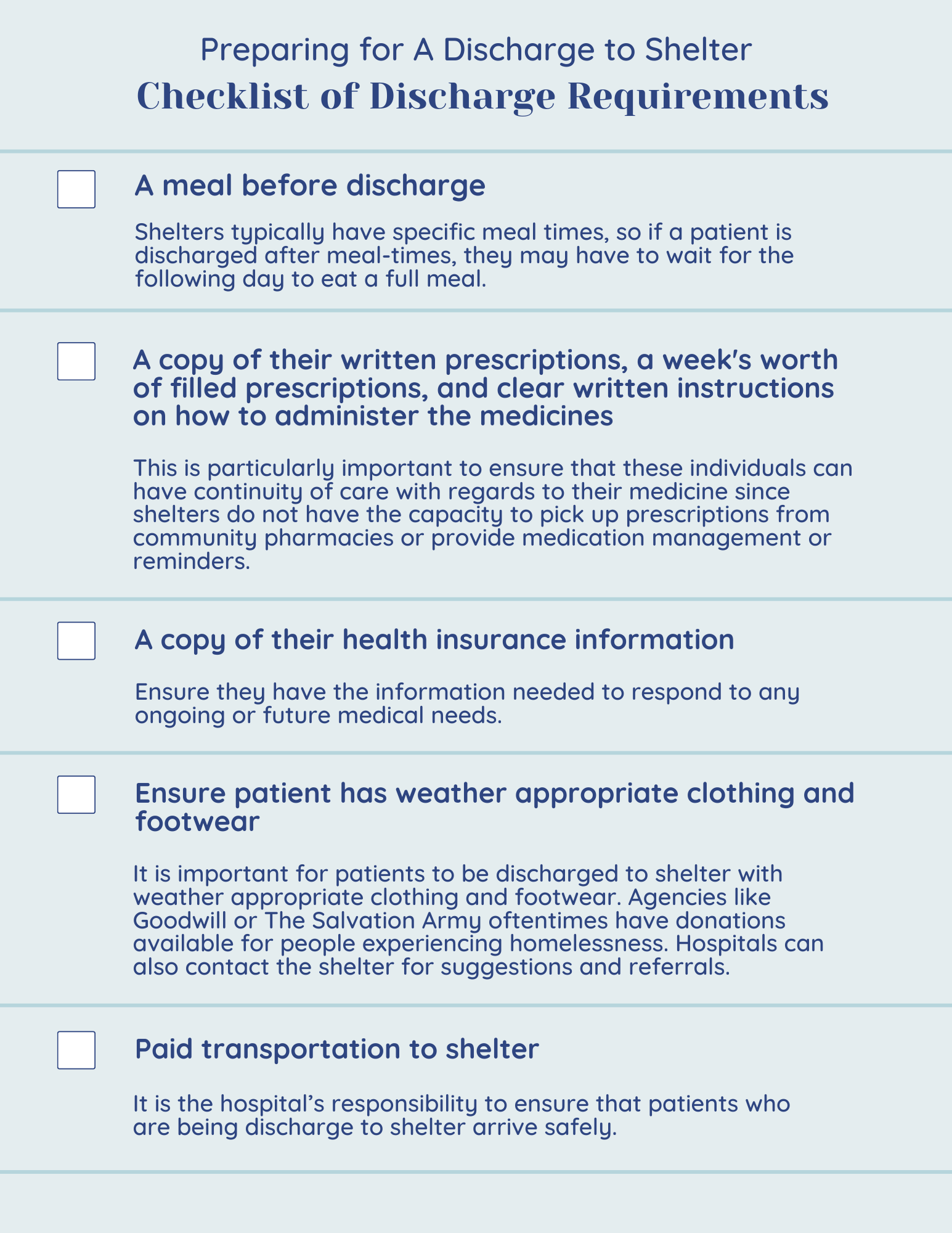 Discharge Planning Skills and Resources | Mass.gov