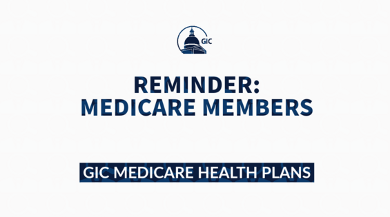 Reminder For GIC Medicare Members | Mass.gov