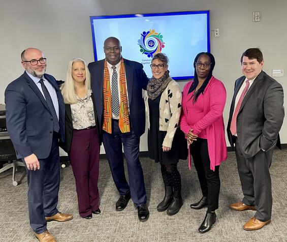 Massachusetts Probation Commissioner Pamerson Ifill and his Executive Team address employees ...