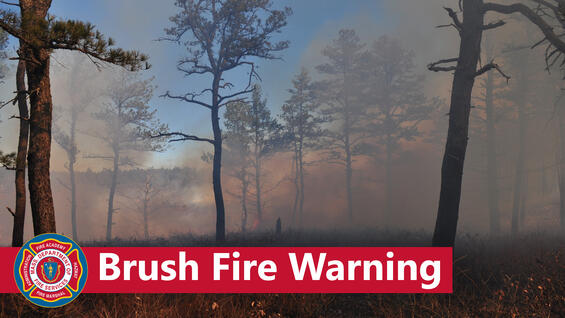 Brush Fire Warning: State, Local Leaders Urge Caution Amid High Fire ...