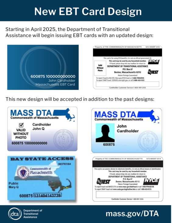 EBT Vendor Change: Important Information | Mass.gov