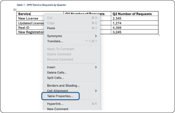 Making Accessible Word Documents for PDF Export | Mass.gov