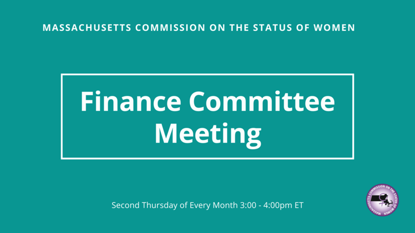 Finance Committee Meeting: April 2023 | Mass.gov