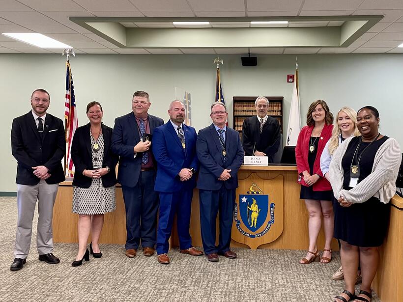 Franklin/Hampshire Juvenile Probation staff are sworn in to serve the ...