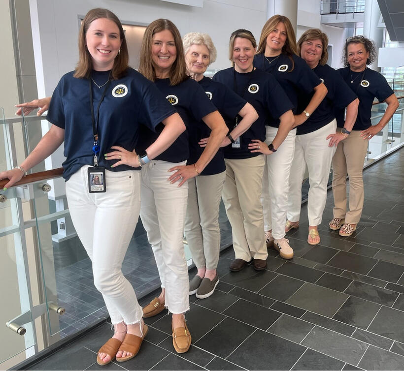 Plymouth District Court Probation dons new MPS gear | Mass.gov