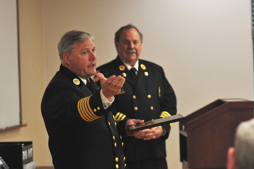 Massachusetts Fire Chaplains Honor State Fire Marshal | Mass.gov