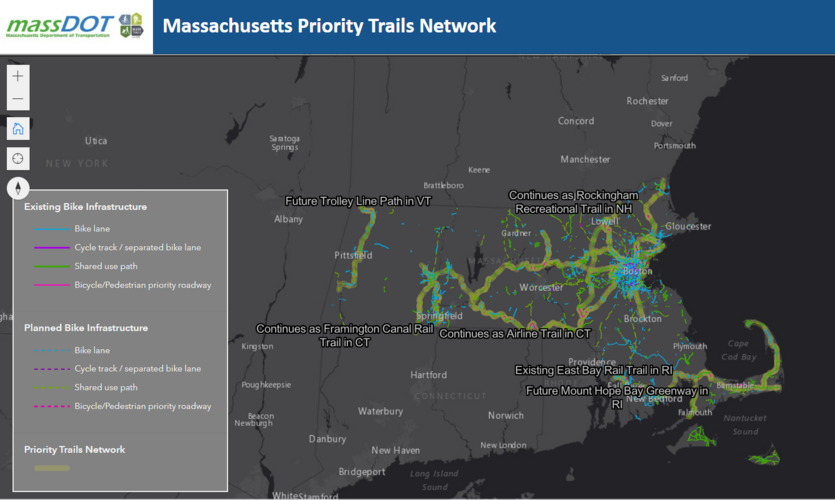 MassDOT Announces New Interactive Priority Trails Network Vision Map ...