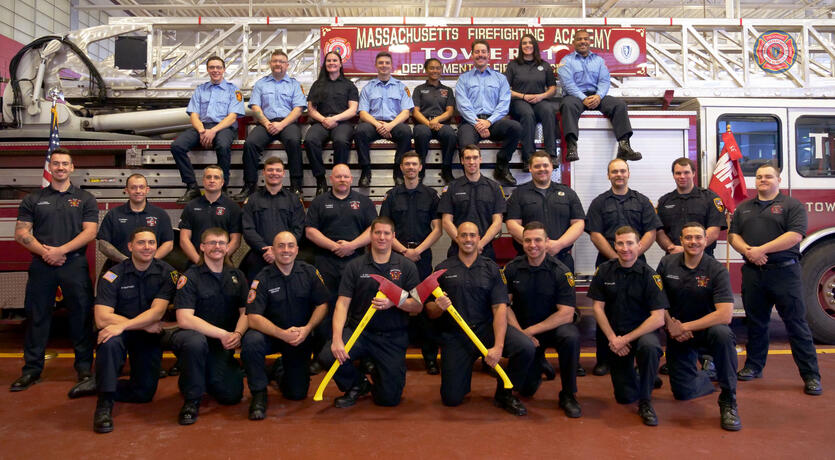 27 Local Firefighters Graduate from Firefighting Academy | Mass.gov