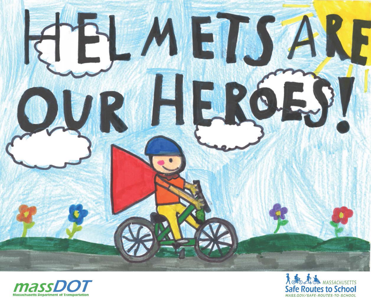 Safe Routes to School Yard Sign Design Contest Winners | Mass.gov