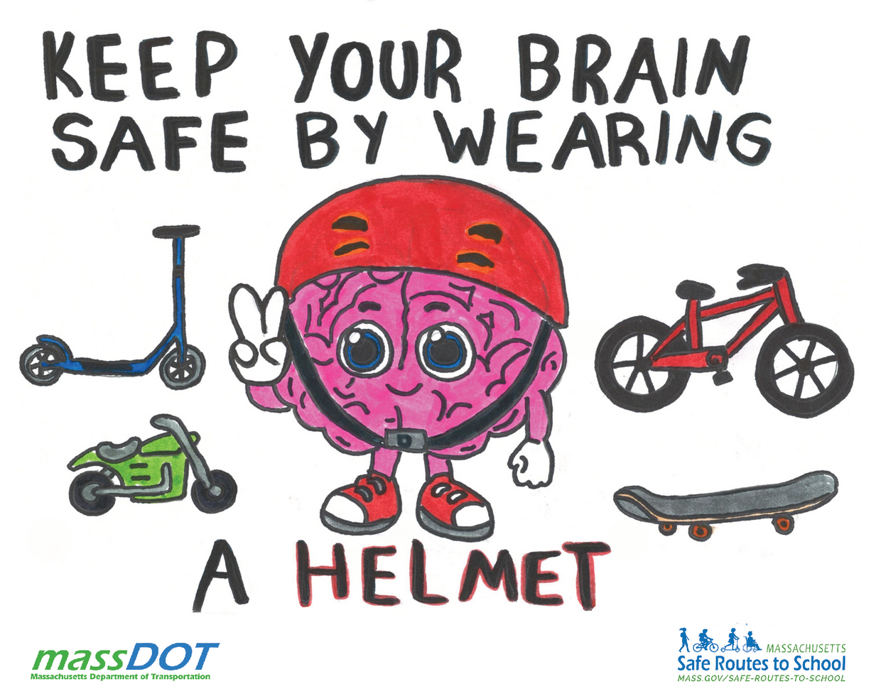 Safe Routes to School Yard Sign Design Contest Winners | Mass.gov