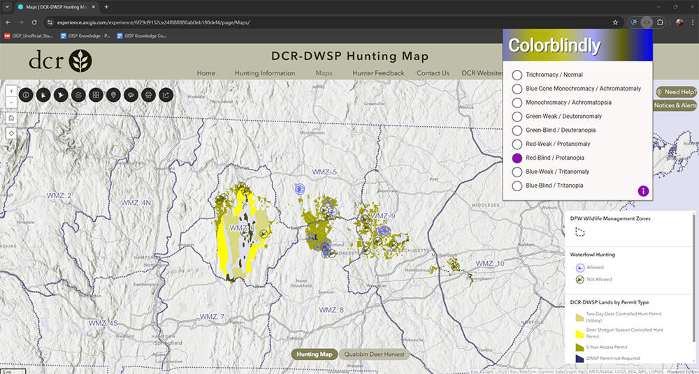 GIS accessibility guidance: web maps | Mass.gov