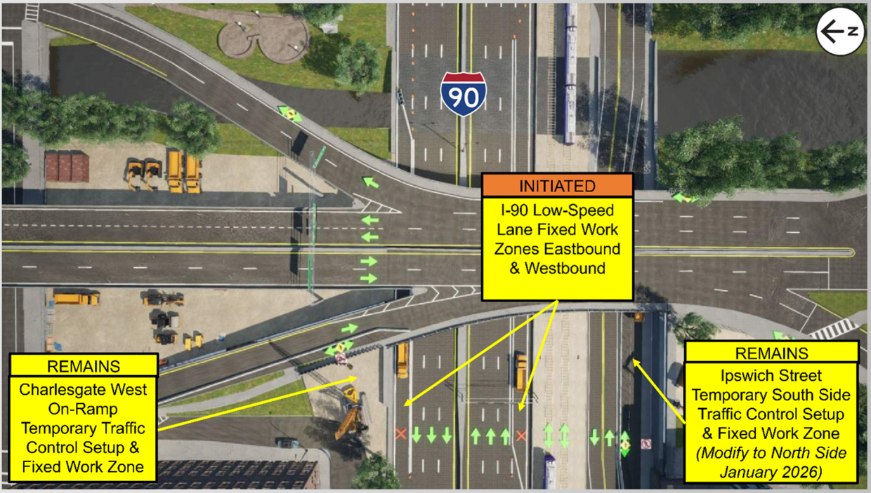 Bowker Overpass construction staging and timeline | Mass.gov