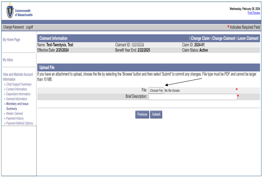 Learn how to Upload Documents into your UI Online account | Mass.gov