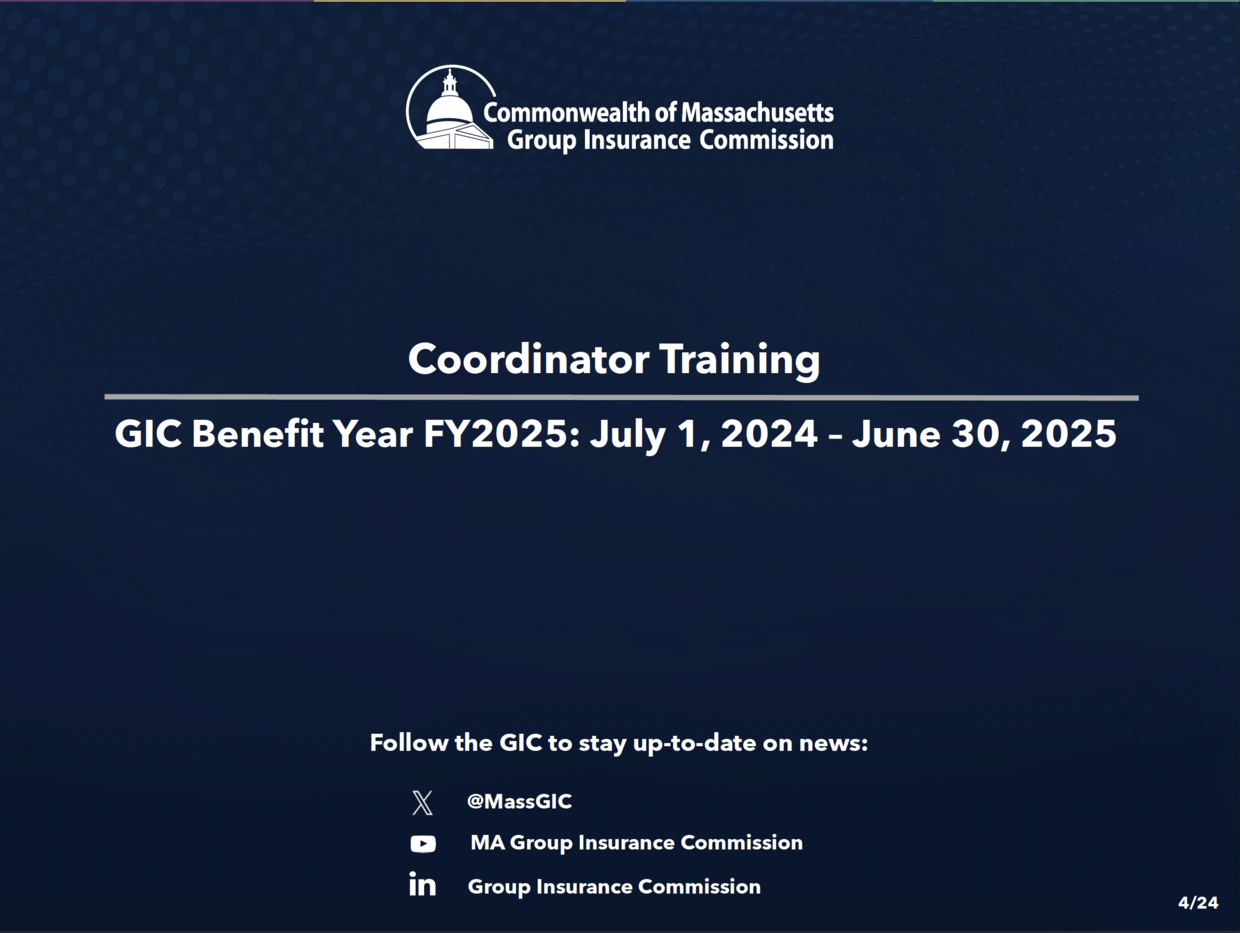 GIC Coordinator Tools & Materials | Mass.gov