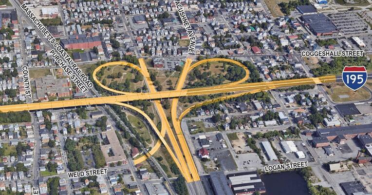 Route I-195 to Route 18 Interchange Rehabilitation in New Bedford ...